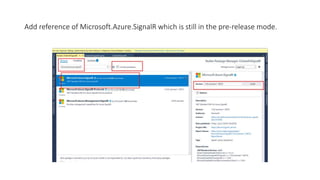 Chat application with Azure SignalR Service | PPT