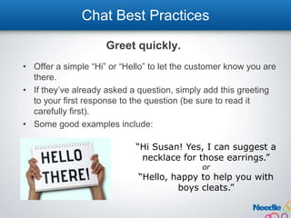Chat best practices training | PPTX
