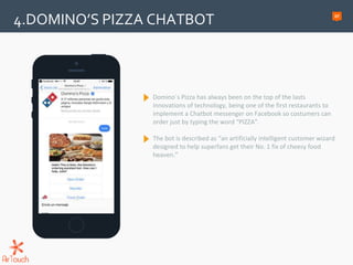 The rise of Chatbots – Airtouch presentation over Chatbot Use Cases | PPTX