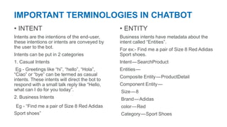 Chatbot | PPTX | Artificial Intelligence | Technology & Computing