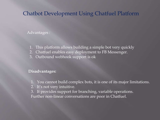 Everyone's Need to Know About Chatbot Framework & Platform | PPT