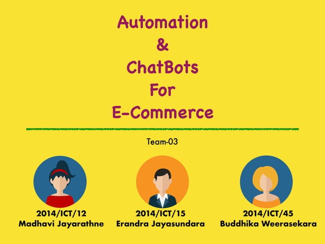 Impact of Chatbots in e-commerce | PPT