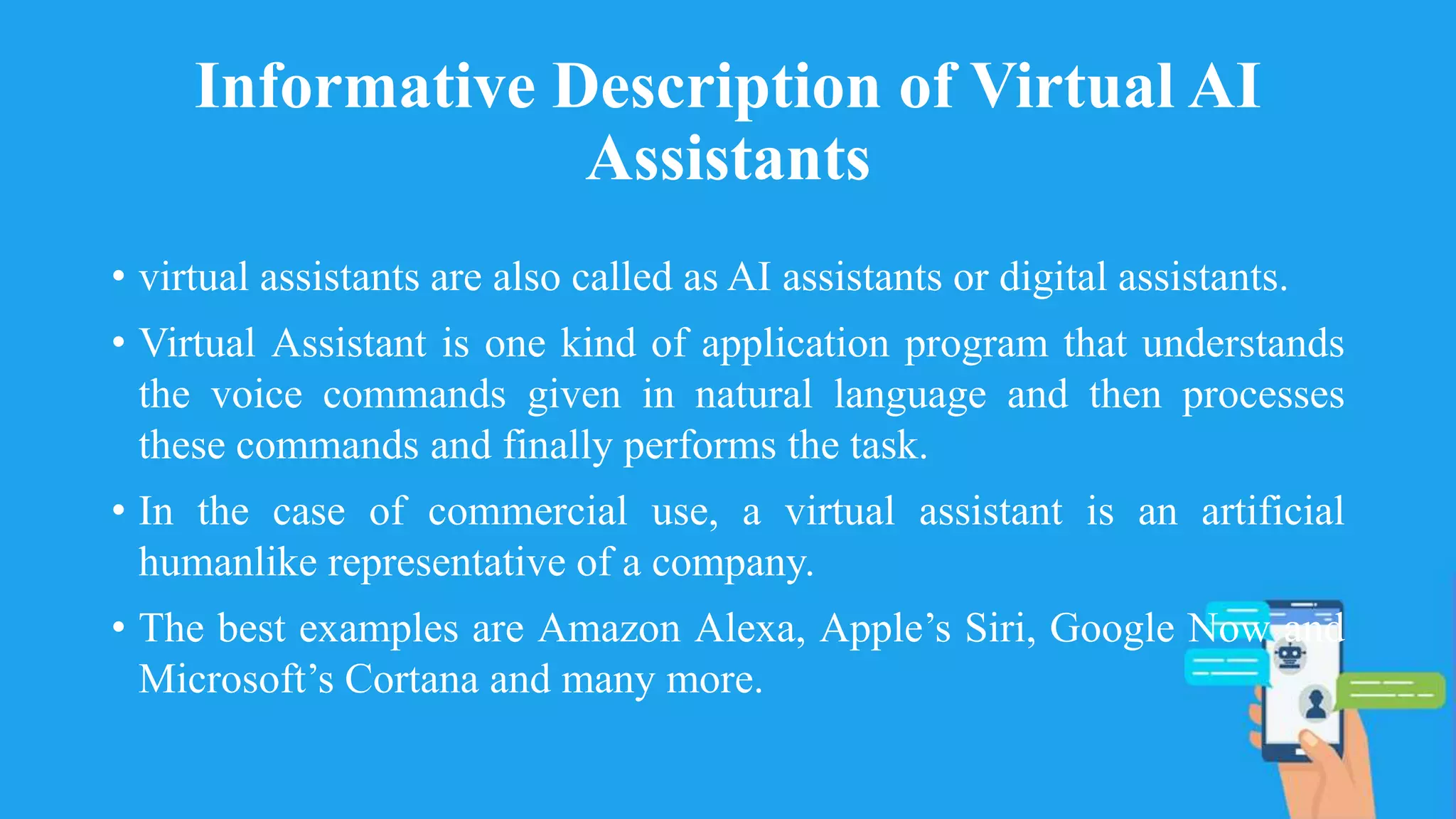 Chatbot And Virtual Ai Assistant Implementation In Natural Language Processing Pptx