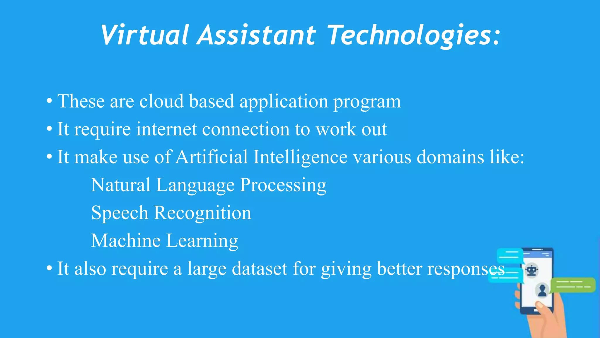 Chatbot And Virtual Ai Assistant Implementation In Natural Language Processing Pptx