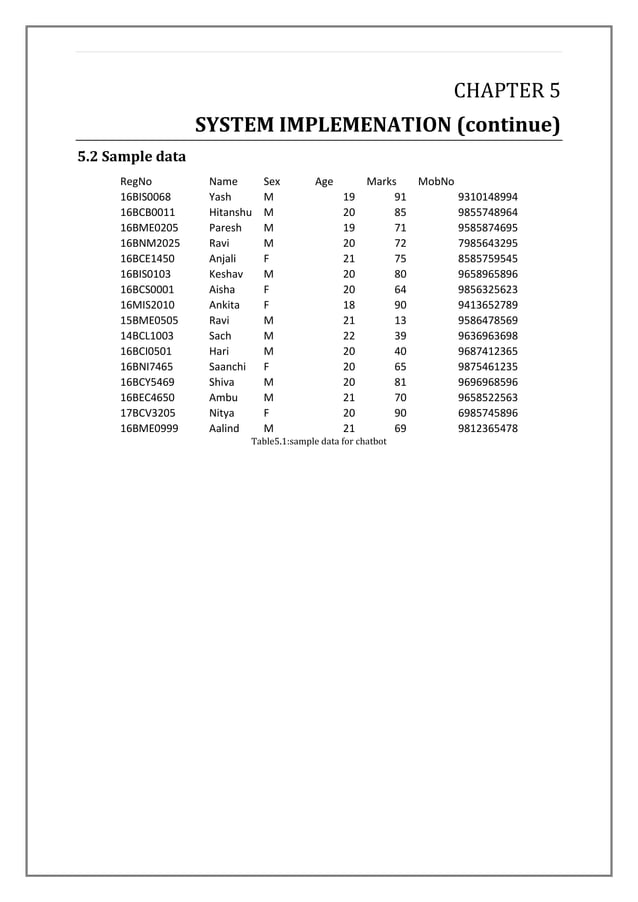 Student information chatbot final report | PDF | Computer Software and Applications | Computing