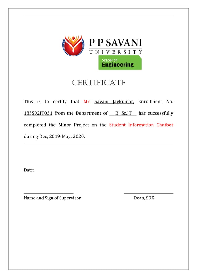 Student information chatbot final report | PDF | Computer Software and Applications | Computing