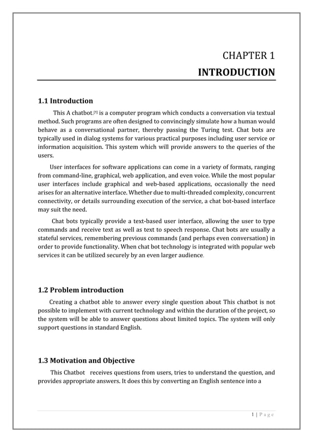 Student information chatbot final report | PDF | Computer Software and Applications | Computing