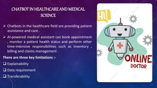 AI Based Health Care Chatbot System | PPTX