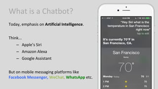 Chatbot 101 - Robert McGovern | PPT