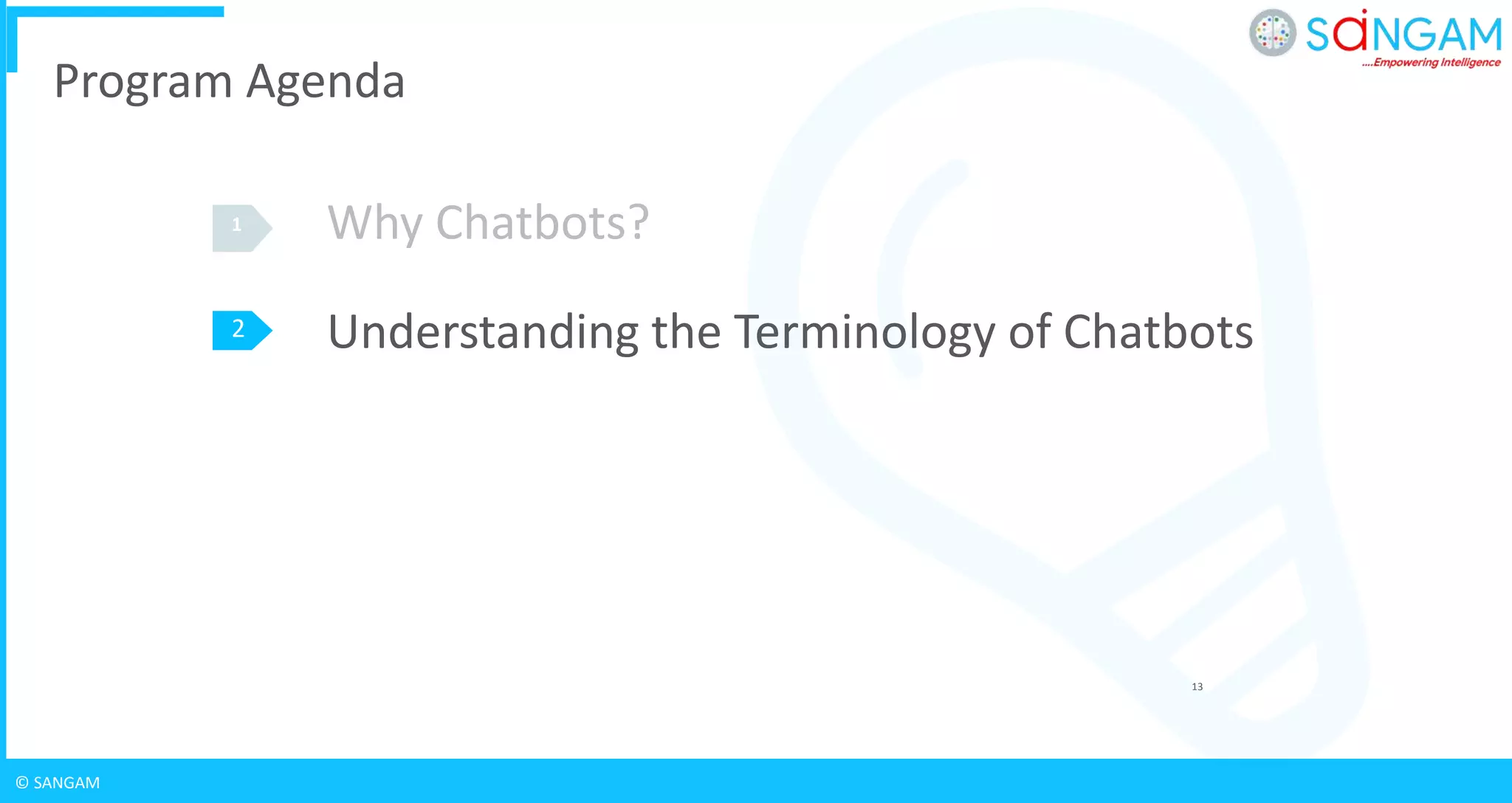 Developing Chatbots with API.ai/Dialog flow | PPT