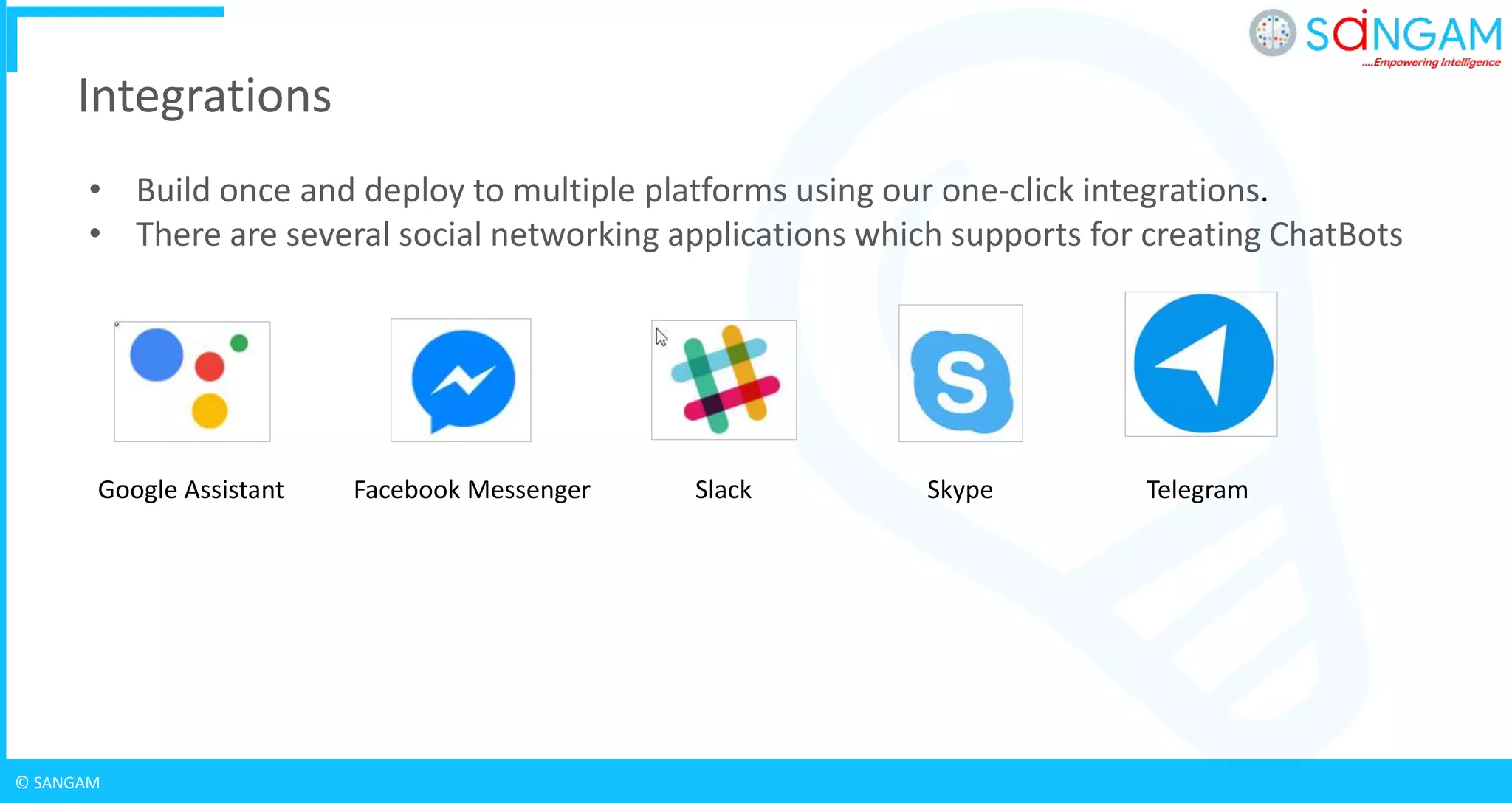 Developing Chatbots with API.ai/Dialog flow | PPT