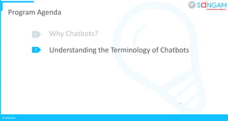 Developing Chatbots with API.ai/Dialog flow | PPT