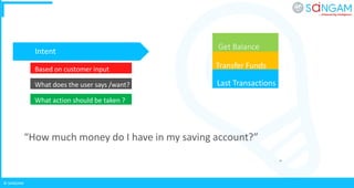 Developing Chatbots with API.ai/Dialog flow | PPT