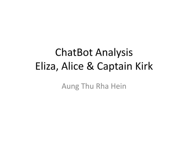 Chat bot analysis | PPTX