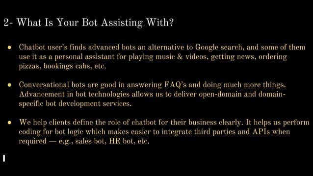 Chatbot cheatsheet | PPT