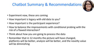 NewMR and Wizu Survey Chatbot Experiment | PPT