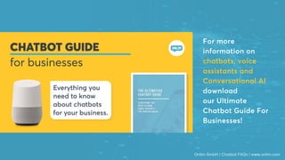 Chatbot FAQs – The Most Common Chatbot Questions Answered! | PDF