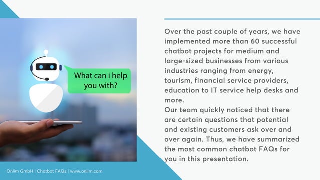 Chatbot FAQs – The Most Common Chatbot Questions Answered! | PPT