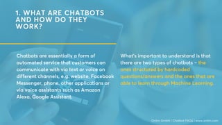 Chatbot FAQs – The Most Common Chatbot Questions Answered! | PDF