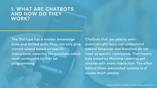 Chatbot FAQs – The Most Common Chatbot Questions Answered! | PDF