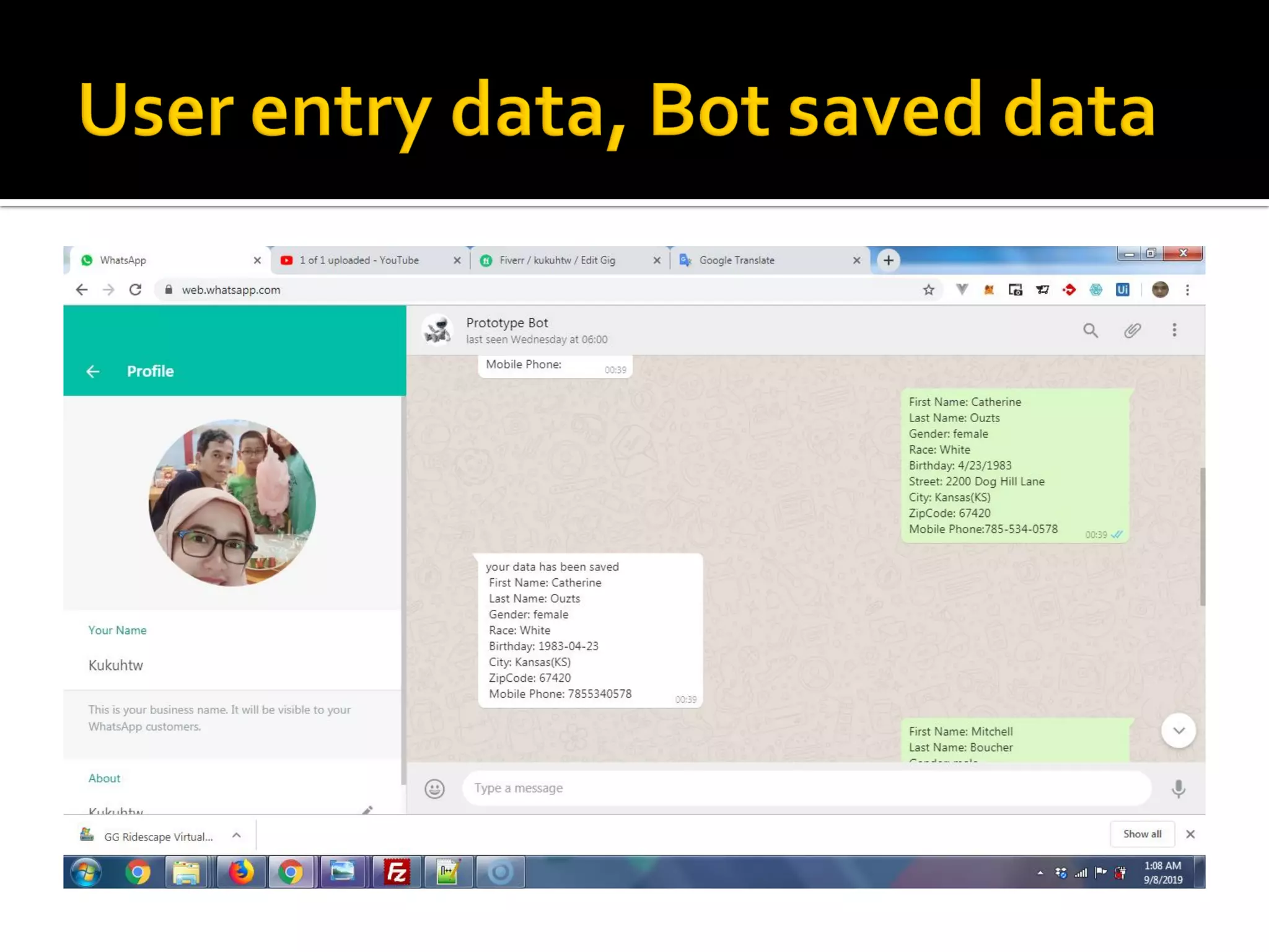 Chatbot for handling user registration form | PDF | Internet | Computing