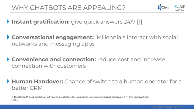 Chatbot in a Campus Enviroment: Design of LiSA, a Virtual Assistant To ...