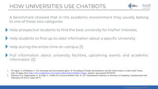 Chatbot in a Campus Enviroment: Design of LiSA, a Virtual Assistant To ...