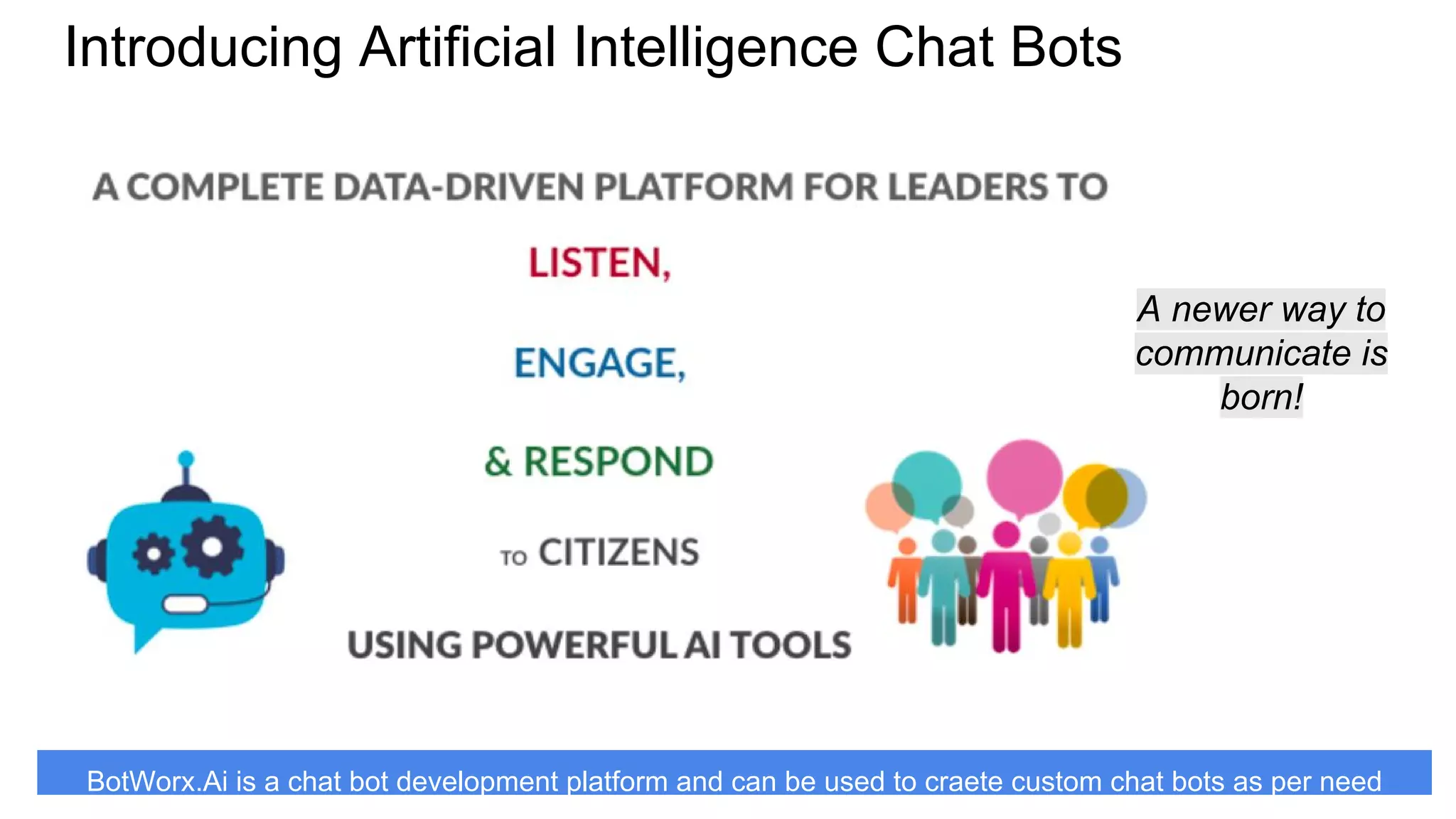 How AI based Chat bot help in e-governance? | PDF