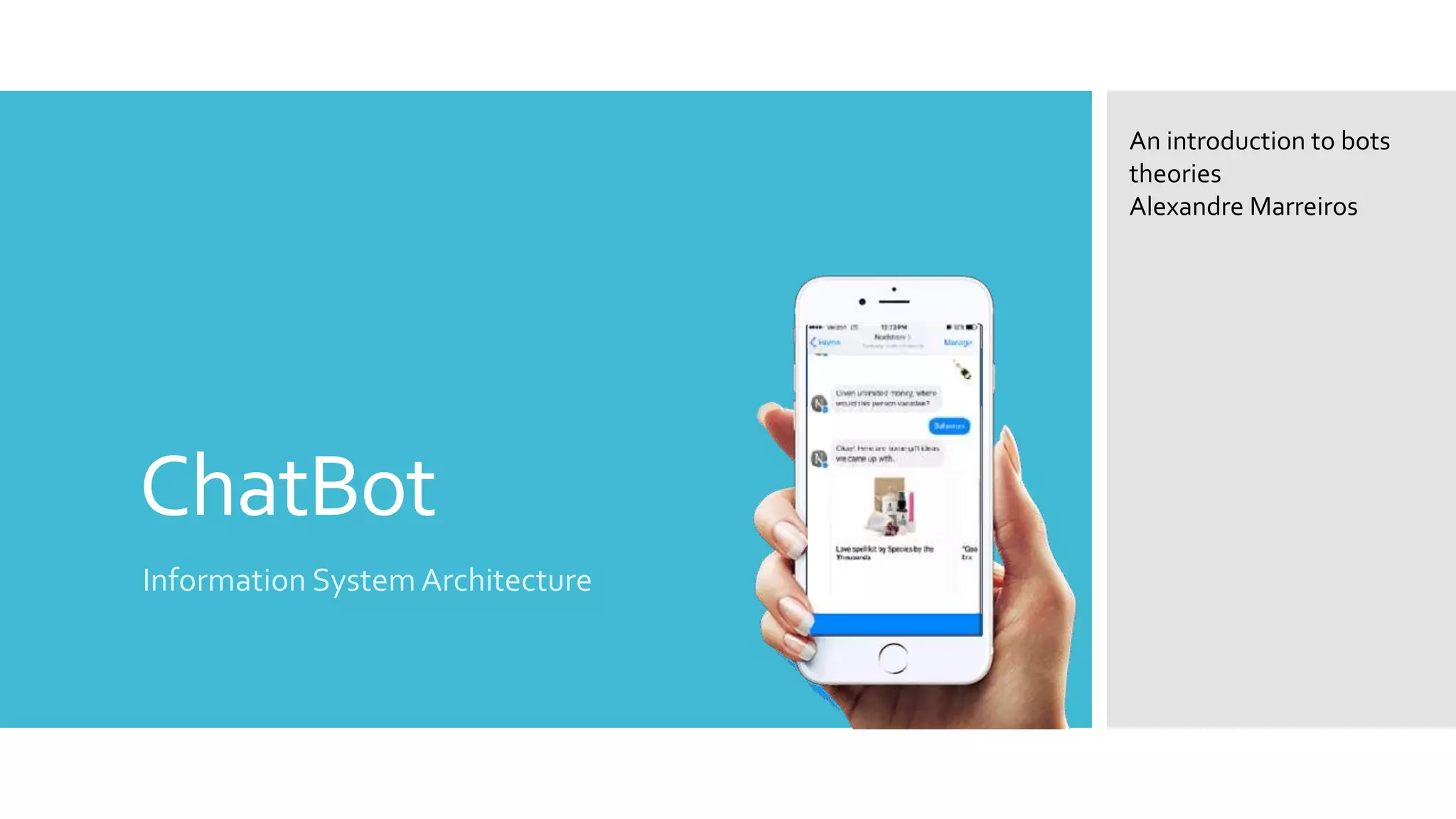 Whats a Chat bot | PPT