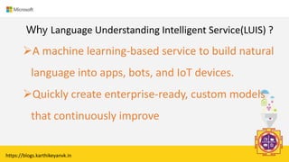 Chat bot LUIS | PPTX