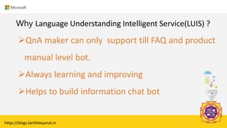 Chat bot LUIS | PPTX