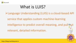 Chat bot LUIS | PPTX