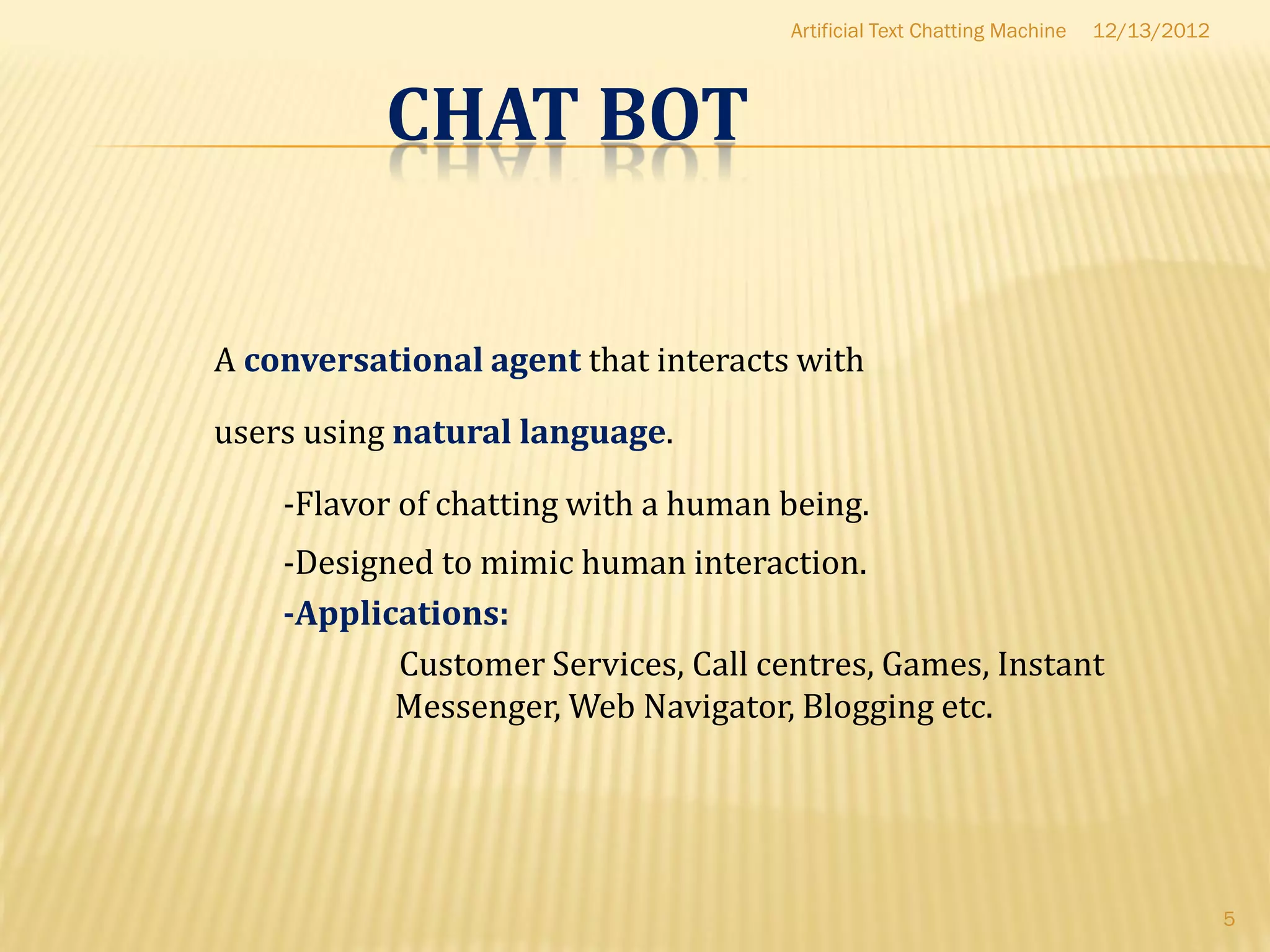 Chatbot Artificial Intelligence | PDF