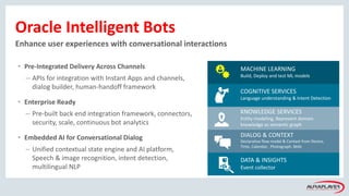 How Oracle Digital Assistants / ChatBots can revolutionize your Oracle Legacy applications | PDF