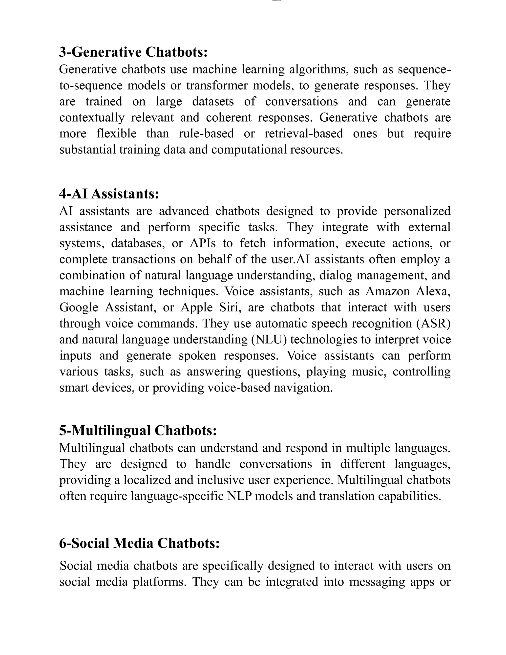 Chatbot report by Anishka gupta .pdf chatbot presentation | PDF