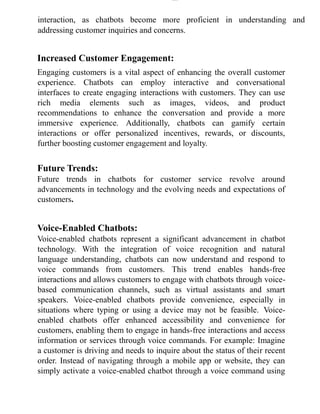 Chatbot report by Anishka gupta .pdf chatbot presentation | PDF