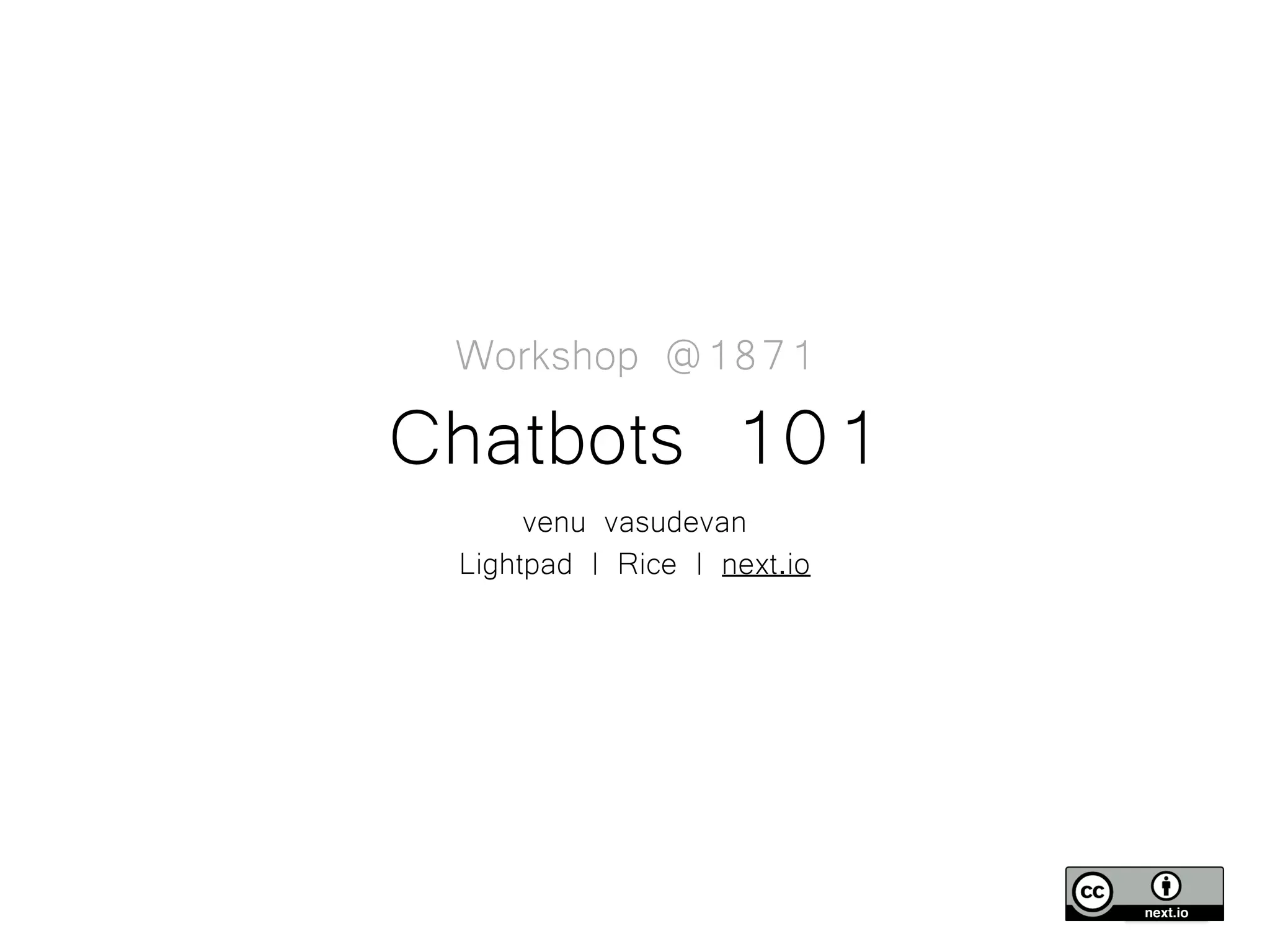 Chatbots 101 | PDF