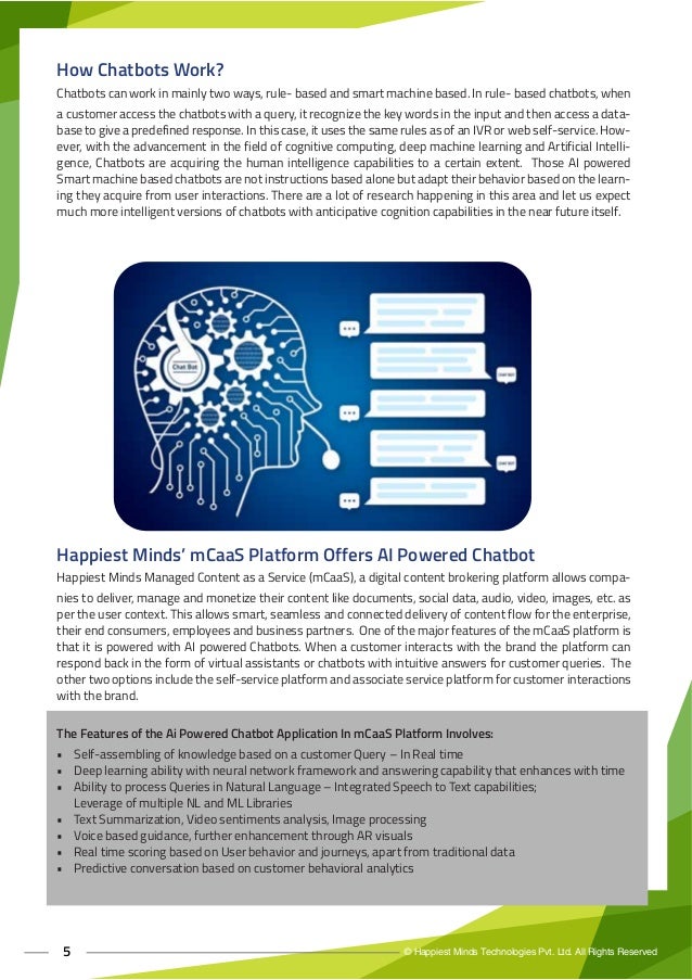 mCaaS AI Powered Chatbot or Knowledge Assistant
