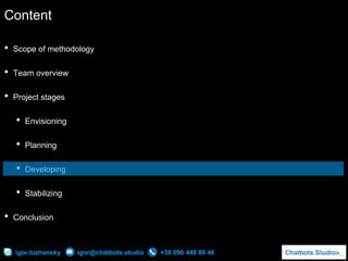 AI Chatbot Development Methodology | PPTX