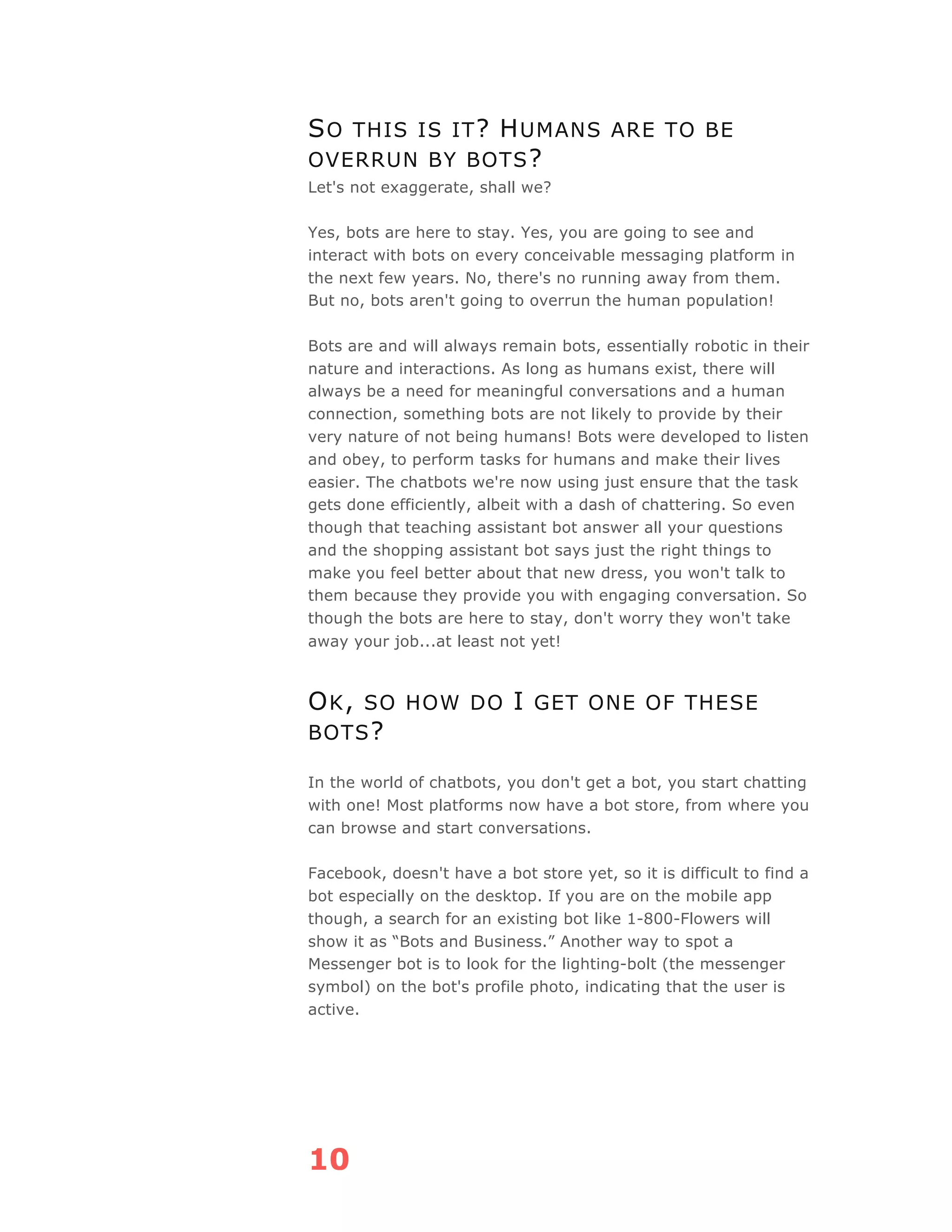 Chatbots - An Introduction | PDF | Internet | Computing