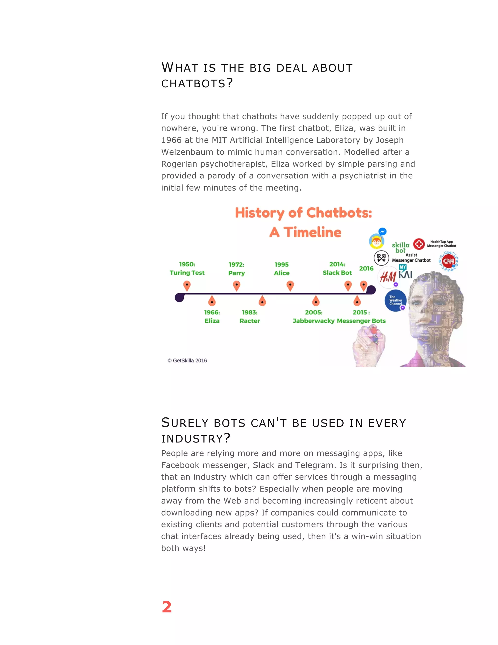 Chatbots - An Introduction | PDF | Internet | Computing