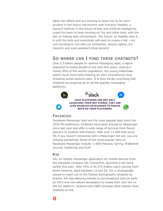 Chatbots - An Introduction | PDF | Internet | Computing