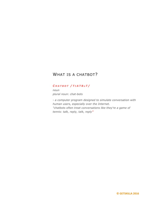 Chatbots - An Introduction | PDF | Internet | Computing