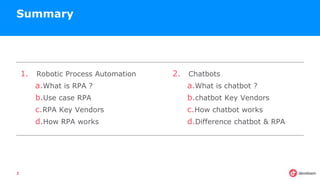 Chatbots rpa-ia | PPTX