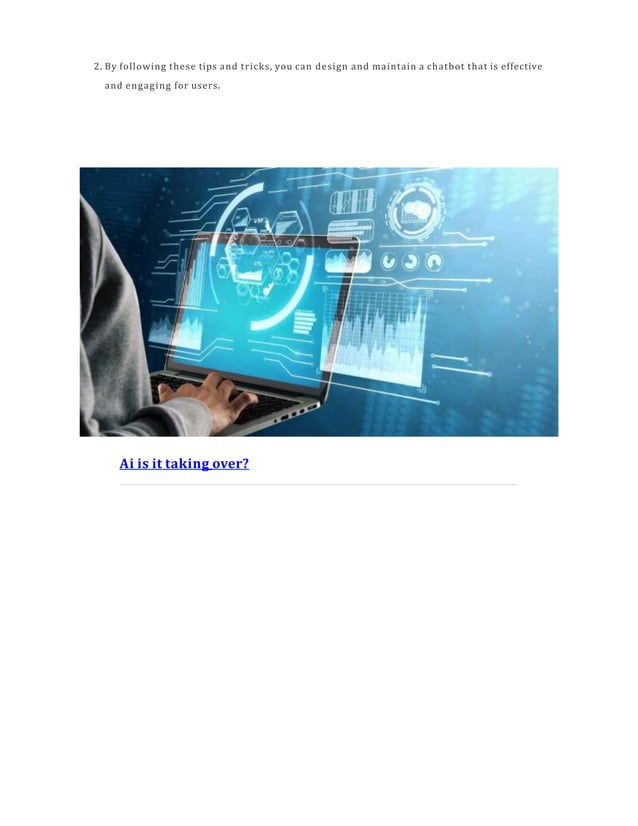 Chatbots Using GPT (Generative Pretrained Transformer) | PPTX