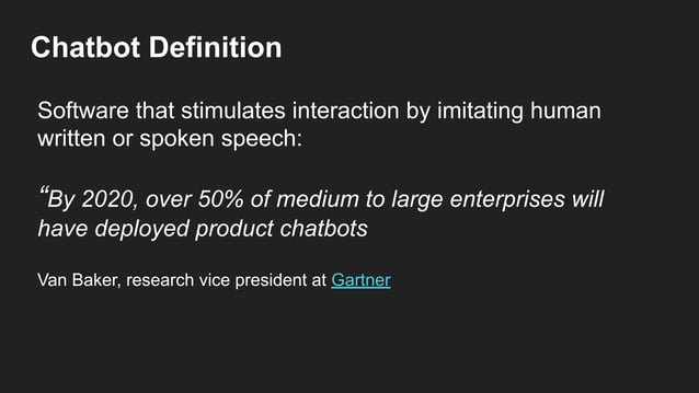 Chatbots definition, functions&use | PPT Chatbots definition, functions&use | PPT