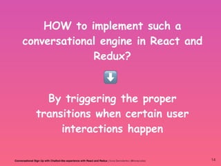 Conversational Sign Up with Chatbot-like experience with React and ...