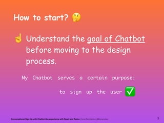 Conversational Sign Up with Chatbot-like experience with React and ...