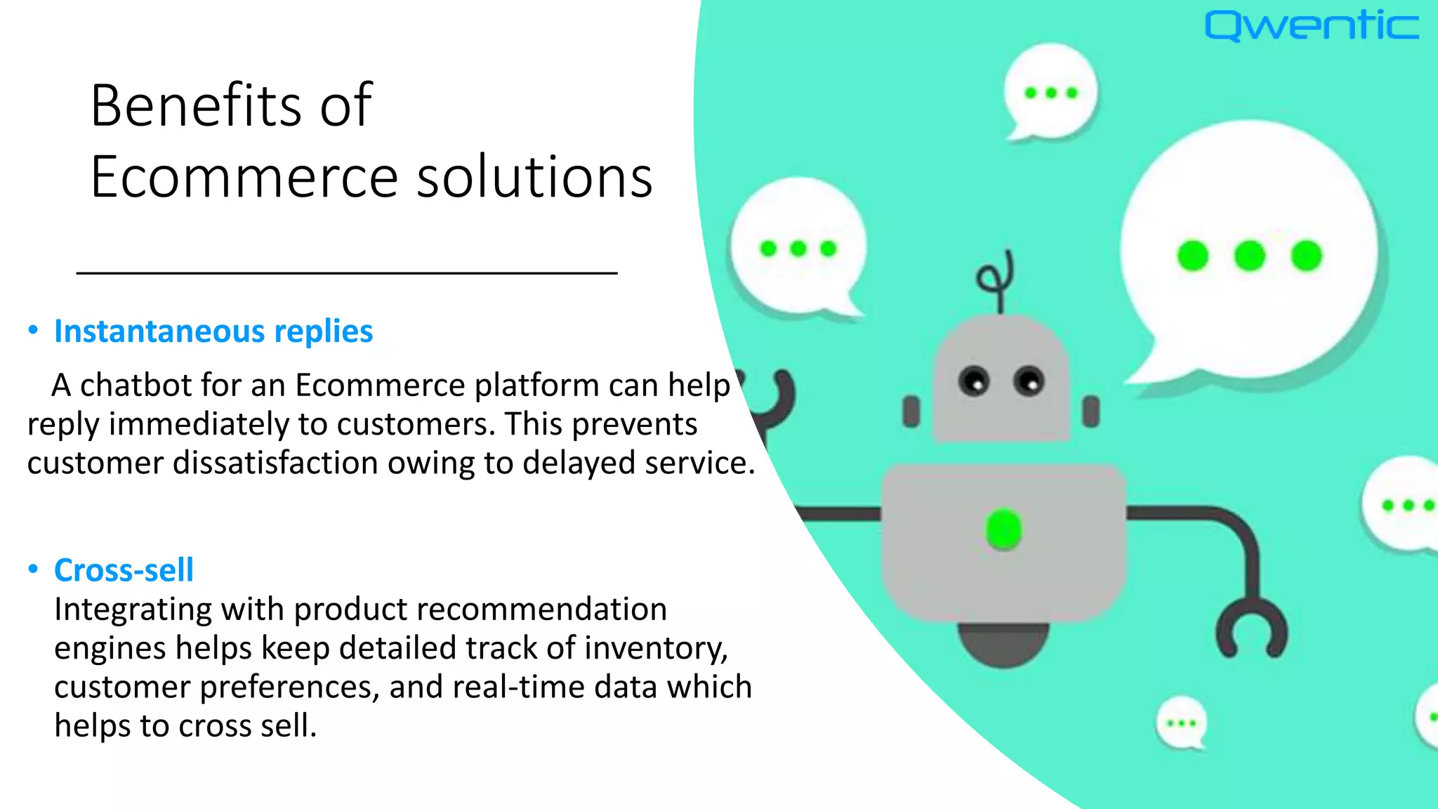 Chatbot solutions for e commerce platform, chatbot platform, build a ...