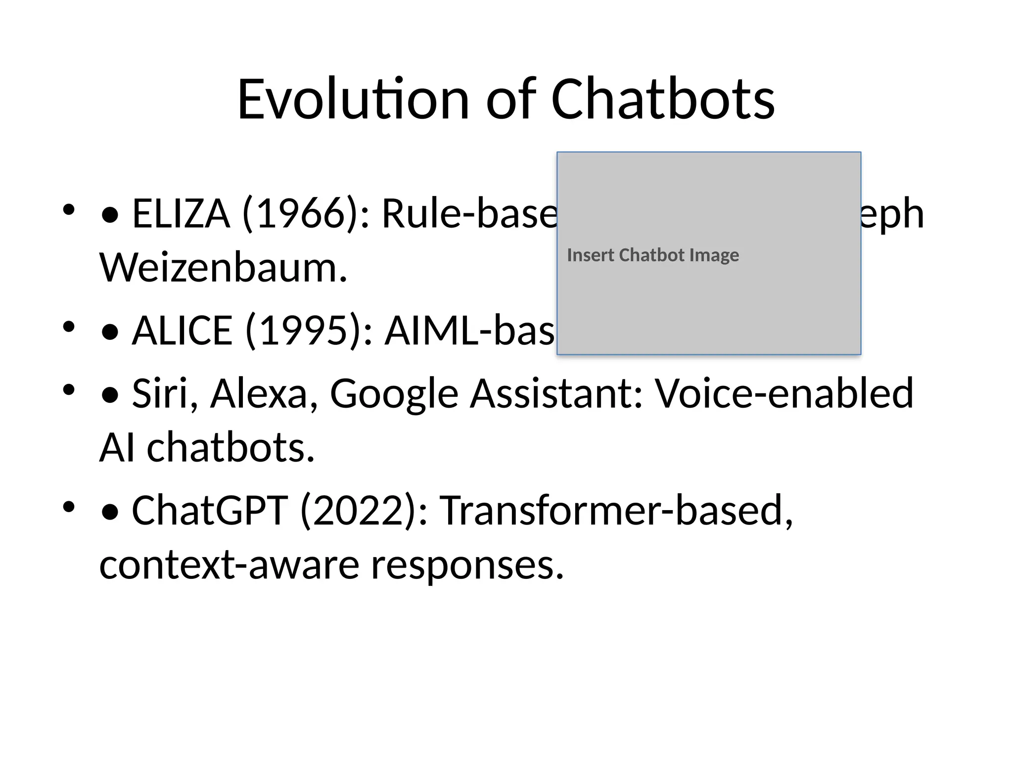 Chatbots Presentation Slide For Research Scholors Pptx